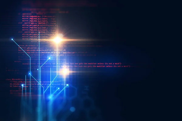 Programming code abstract technology background of software deve Stock ...