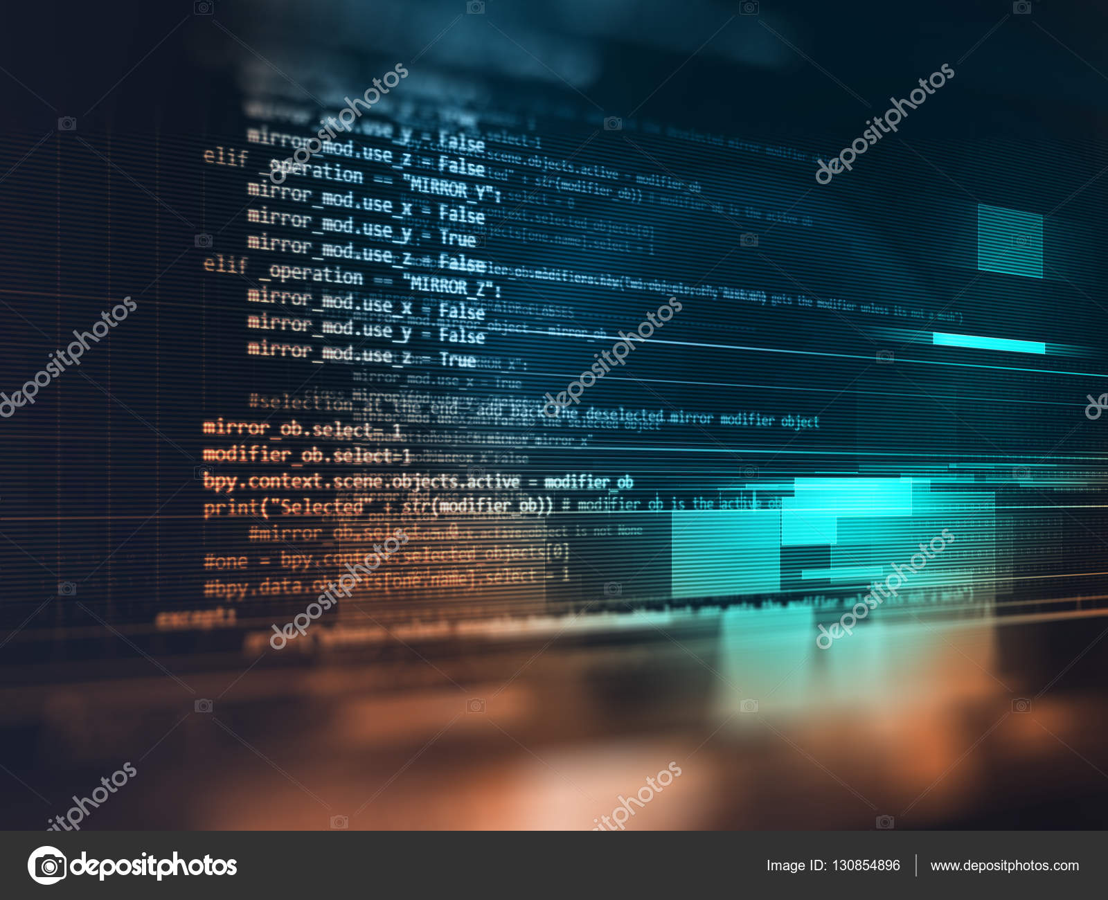 Programmering code technologie abstracte achtergrond van software-ONTW ...