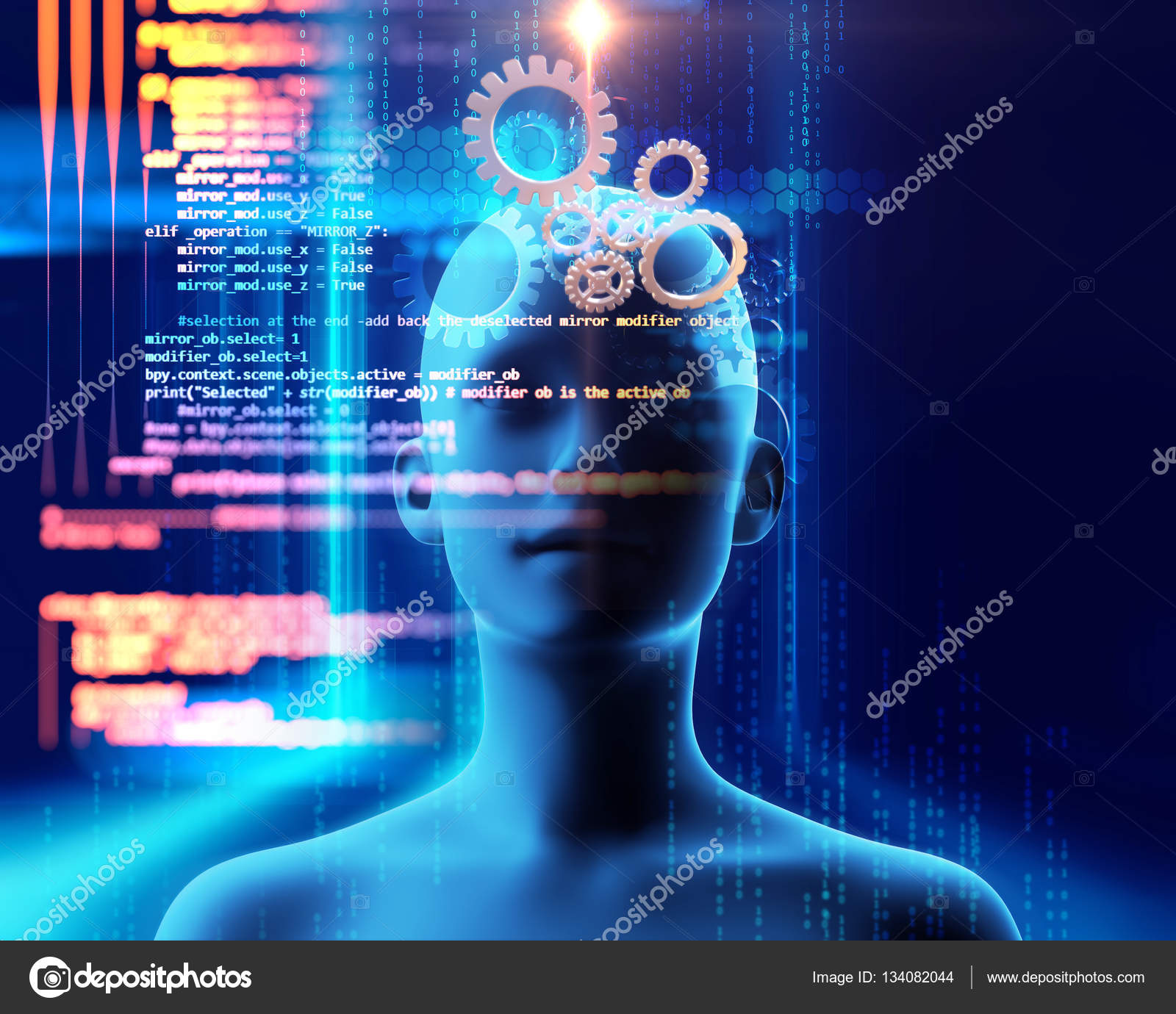 Programming code abstract technology background of software deve Stock ...