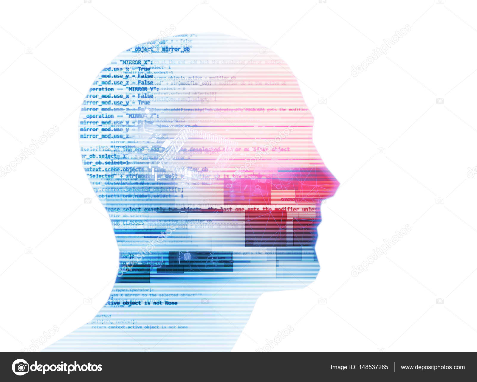 Programming code abstract technology background of software deve Stock ...