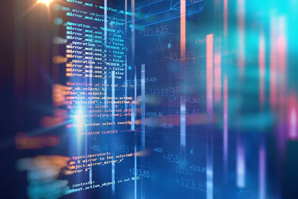 Programmiercode Abstrakte Technologie Hintergrund Der Software ...