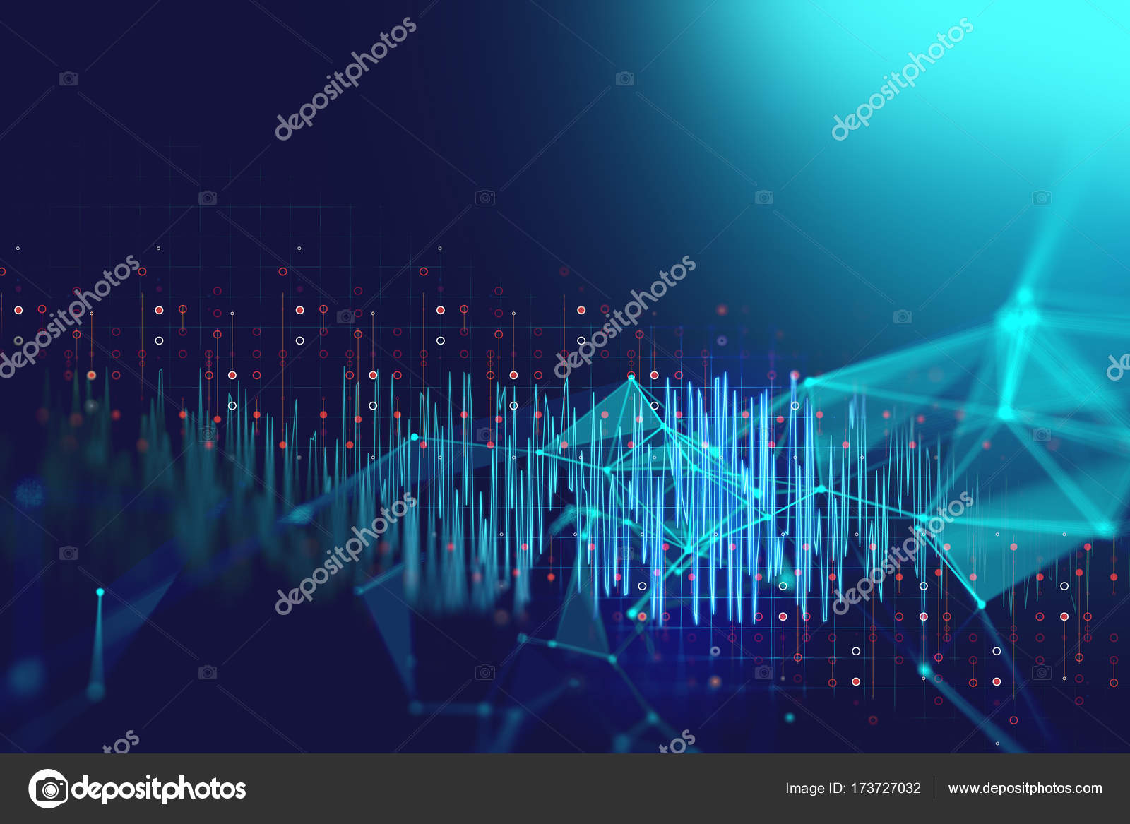 Audio waveform abstract technology background Stock Photo by ©monsit ...