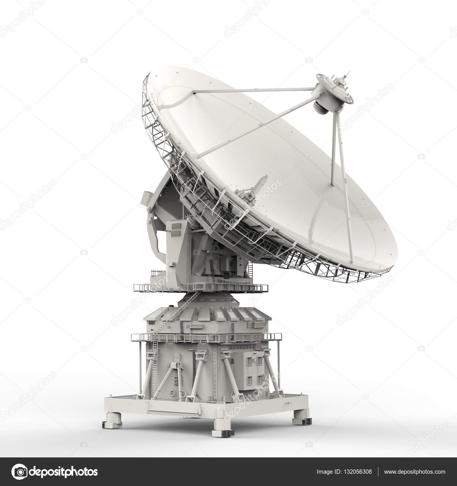 Satellite dish on white background Stock Photo by ©phonlamai 132056308