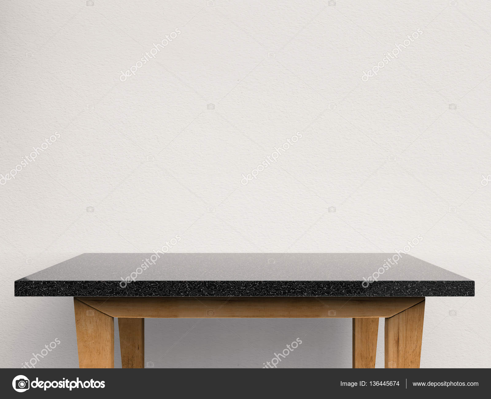 Empty granite table Stock Photo by ©phonlamai 136445674