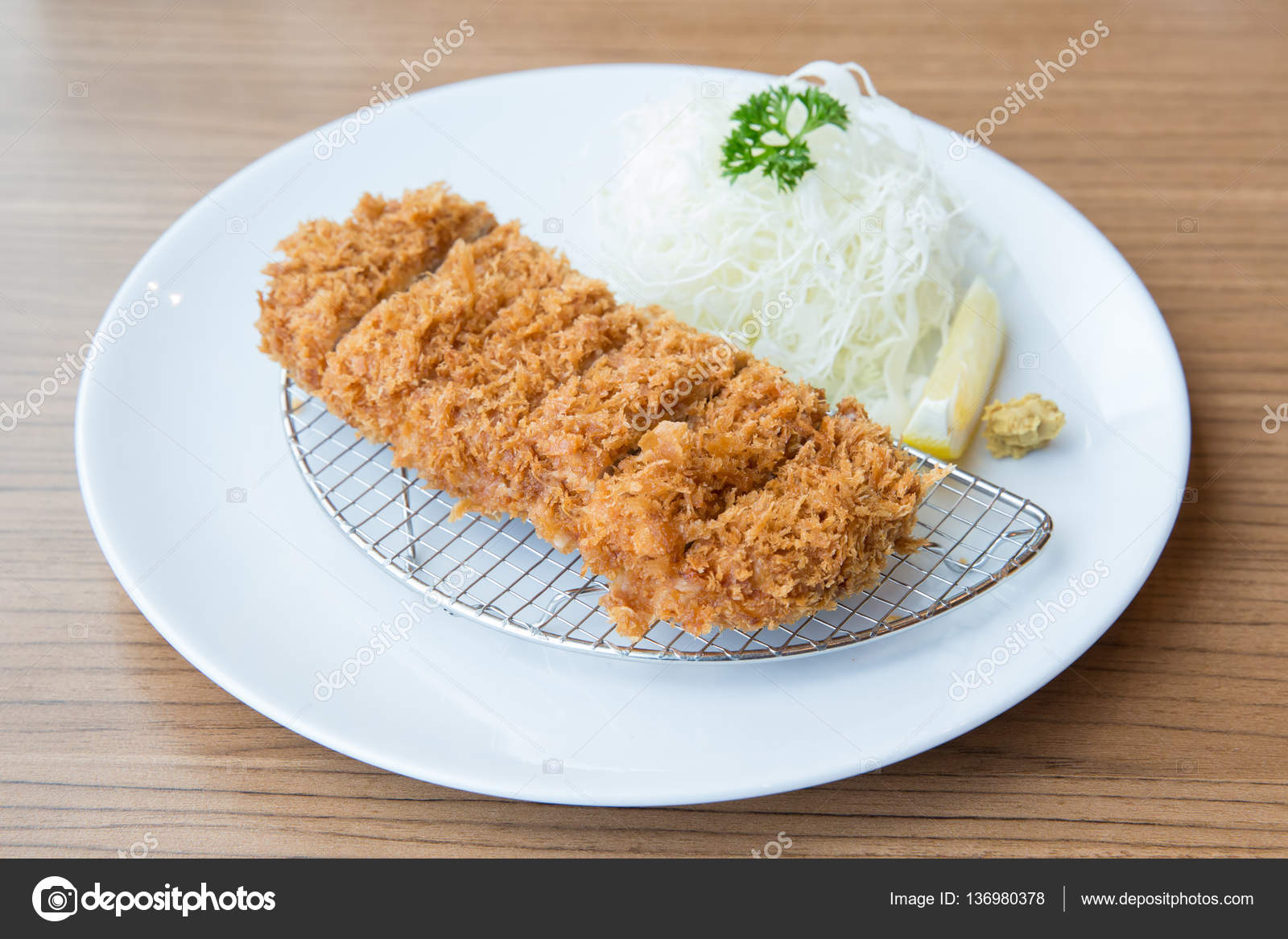 Deep fried pork Stock Photo by ©phonlamai 136980378