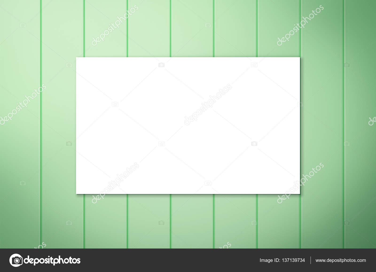 White blank name card — Stock Photo © phonlamai #137139734