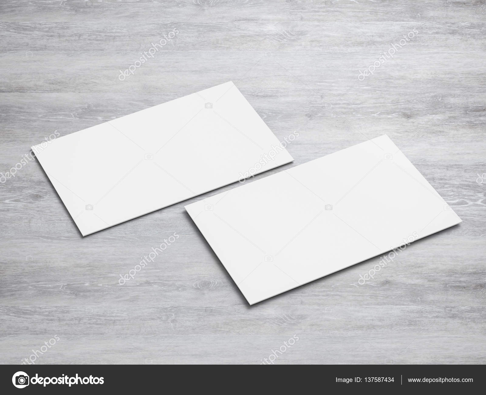 Blank name cards front and back — Stock Photo © phonlamai #137587434