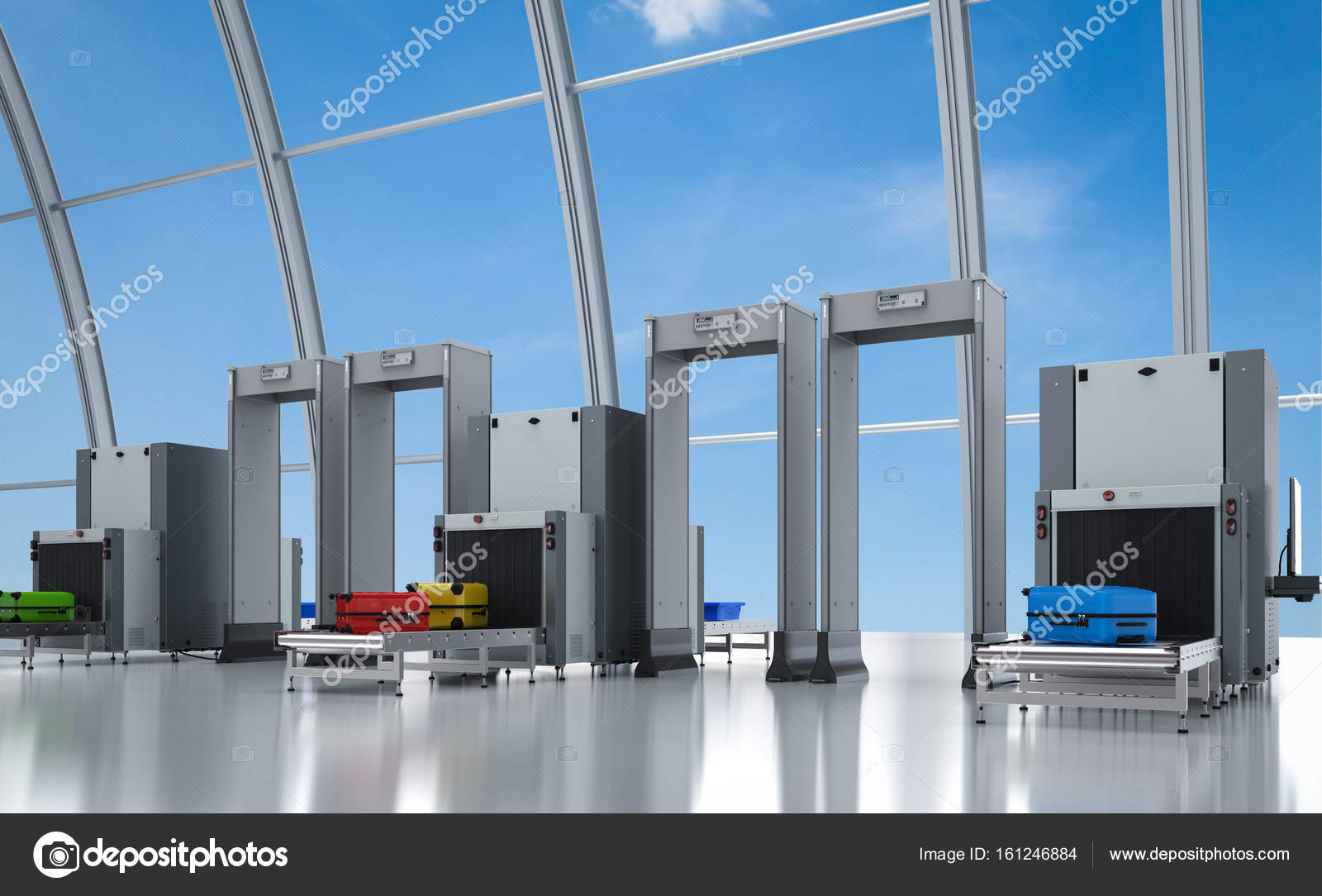 Airport security checkpoint — Stock Photo © phonlamai #161246884