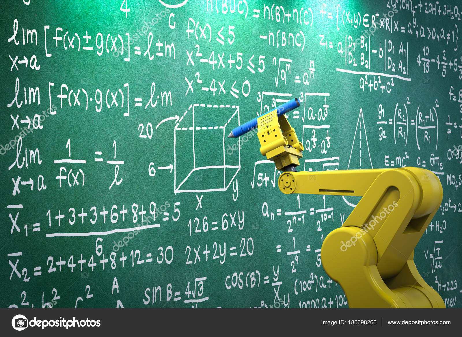 Robot arm learning Stock Photo by ©phonlamai 180698266
