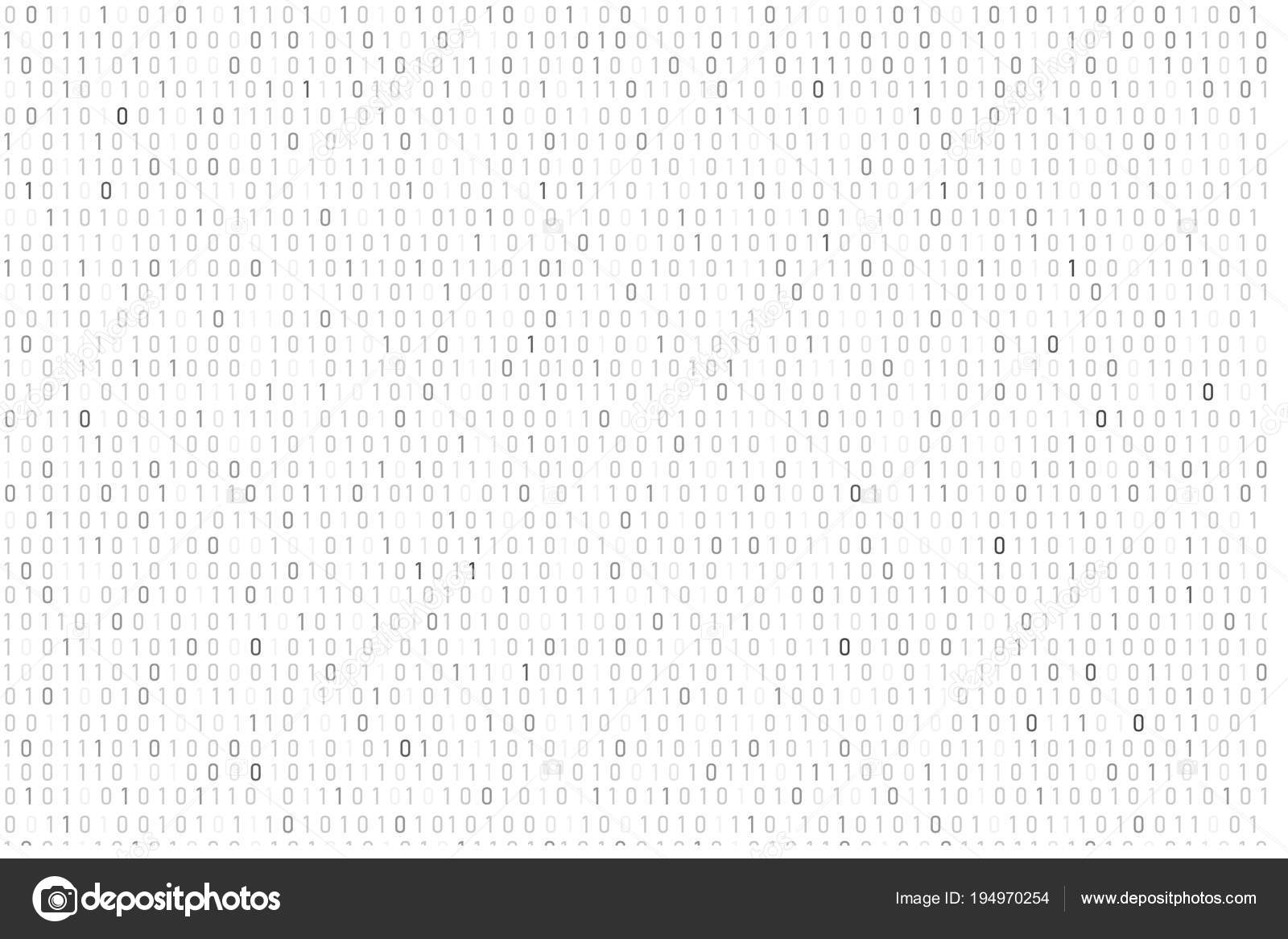 Binary Background White