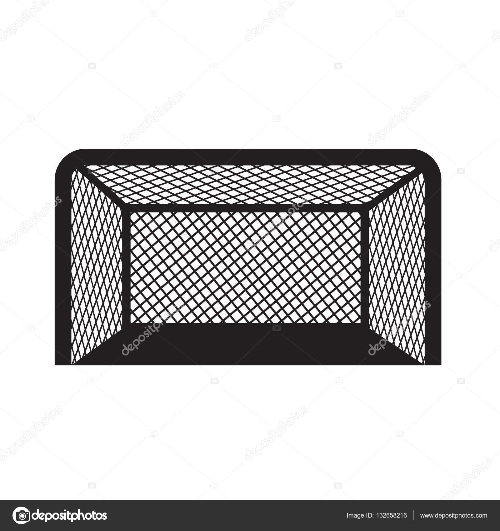 Icono de puerta de hockey Vector de stock #132658216 de ©porjai