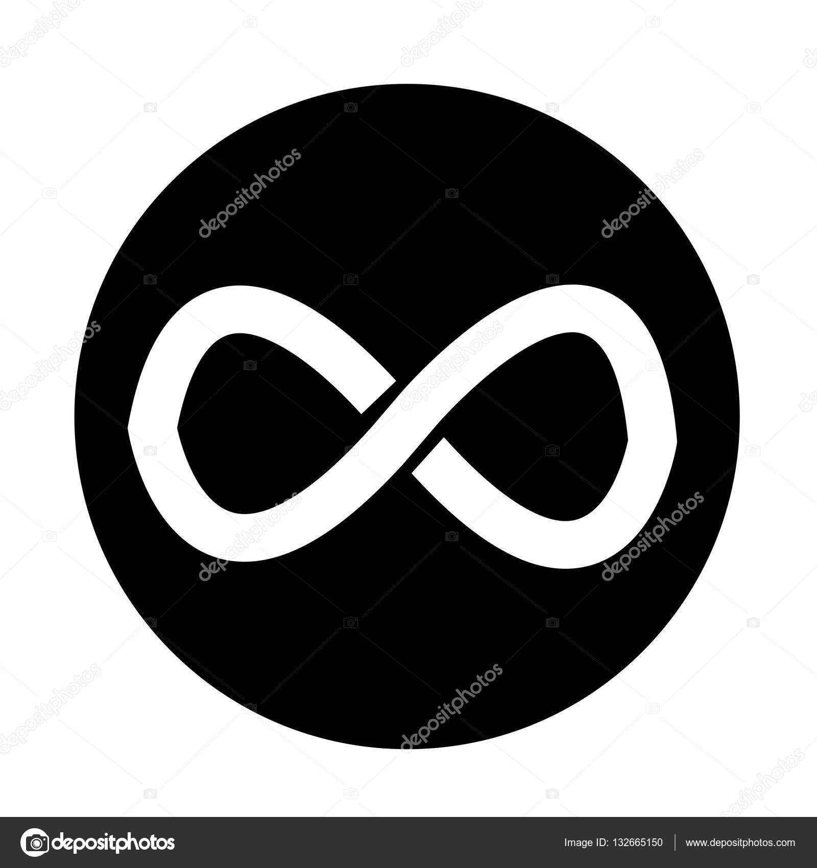 Diseño de icono de símbolo de infinito — Vector de stock #132665150 ...