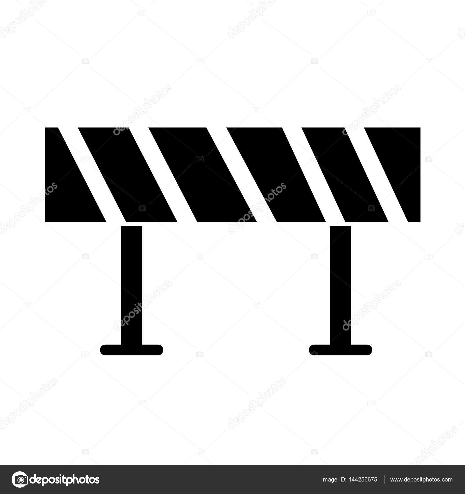 Road barrier icon — Stock Vector © porjai #144256675