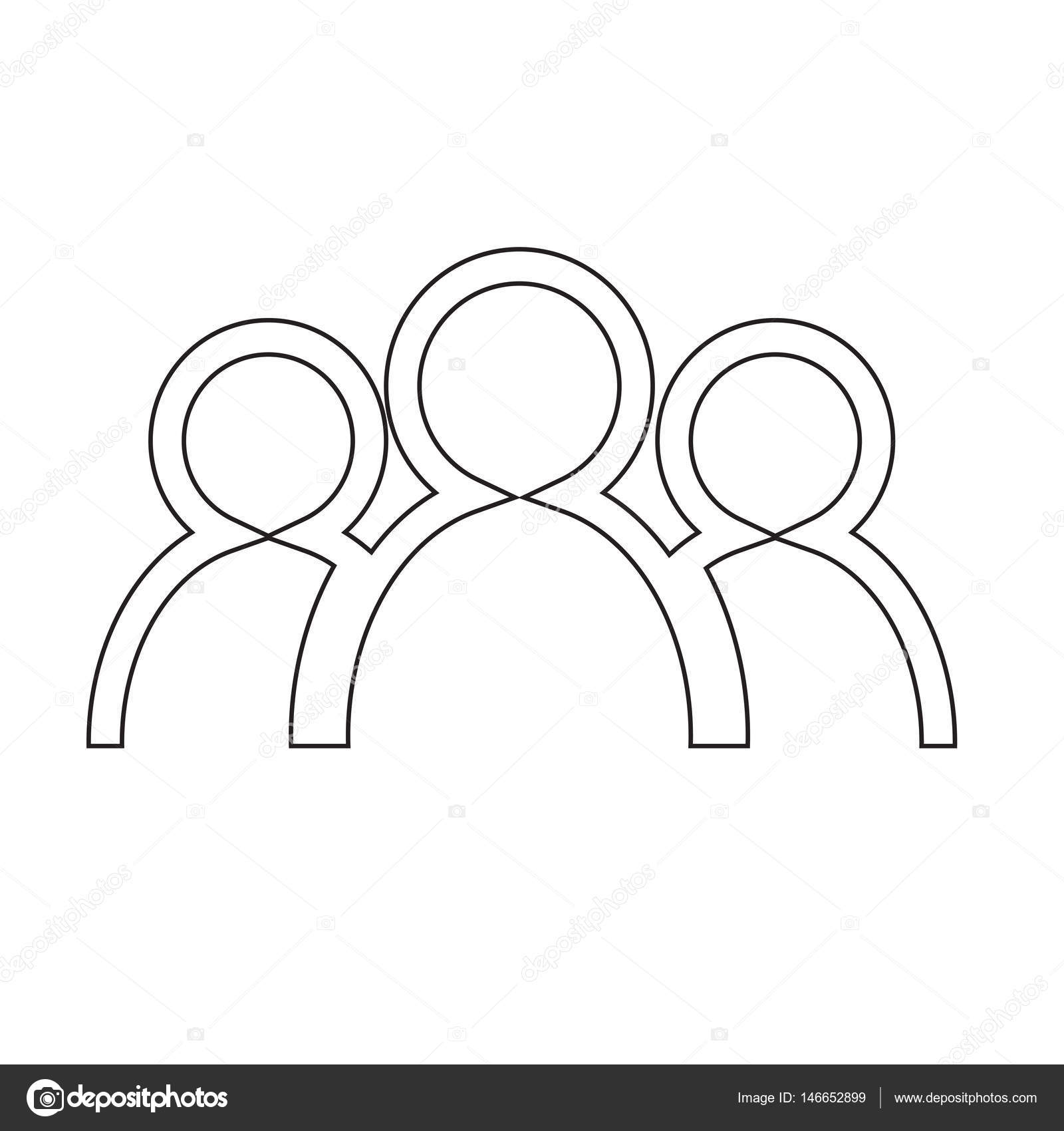 Group people icon — Stock Vector © porjai #146652899