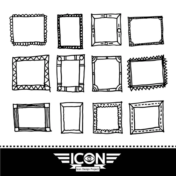 Hand draw frame icons Stock Vector Image by ©porjai #117643916