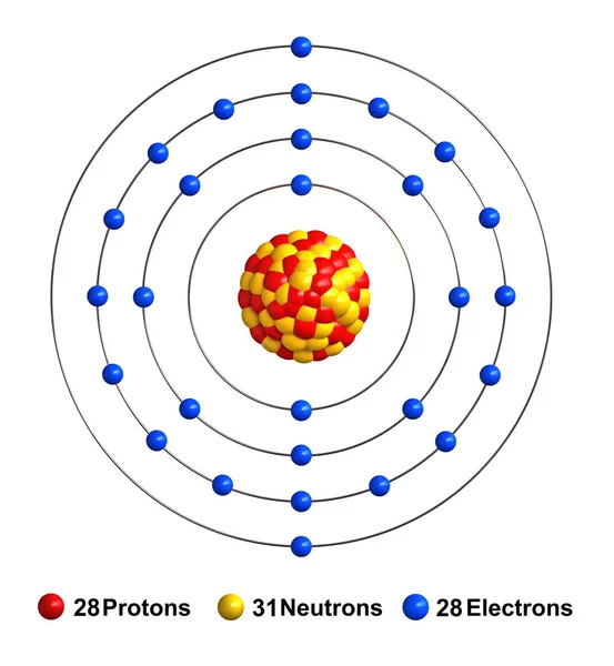 3d Atom Model Silicon