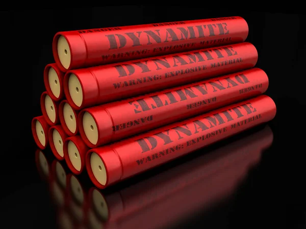 Render Dynamite Sticks Black Background Stock Photo by ©oorka5 354966676