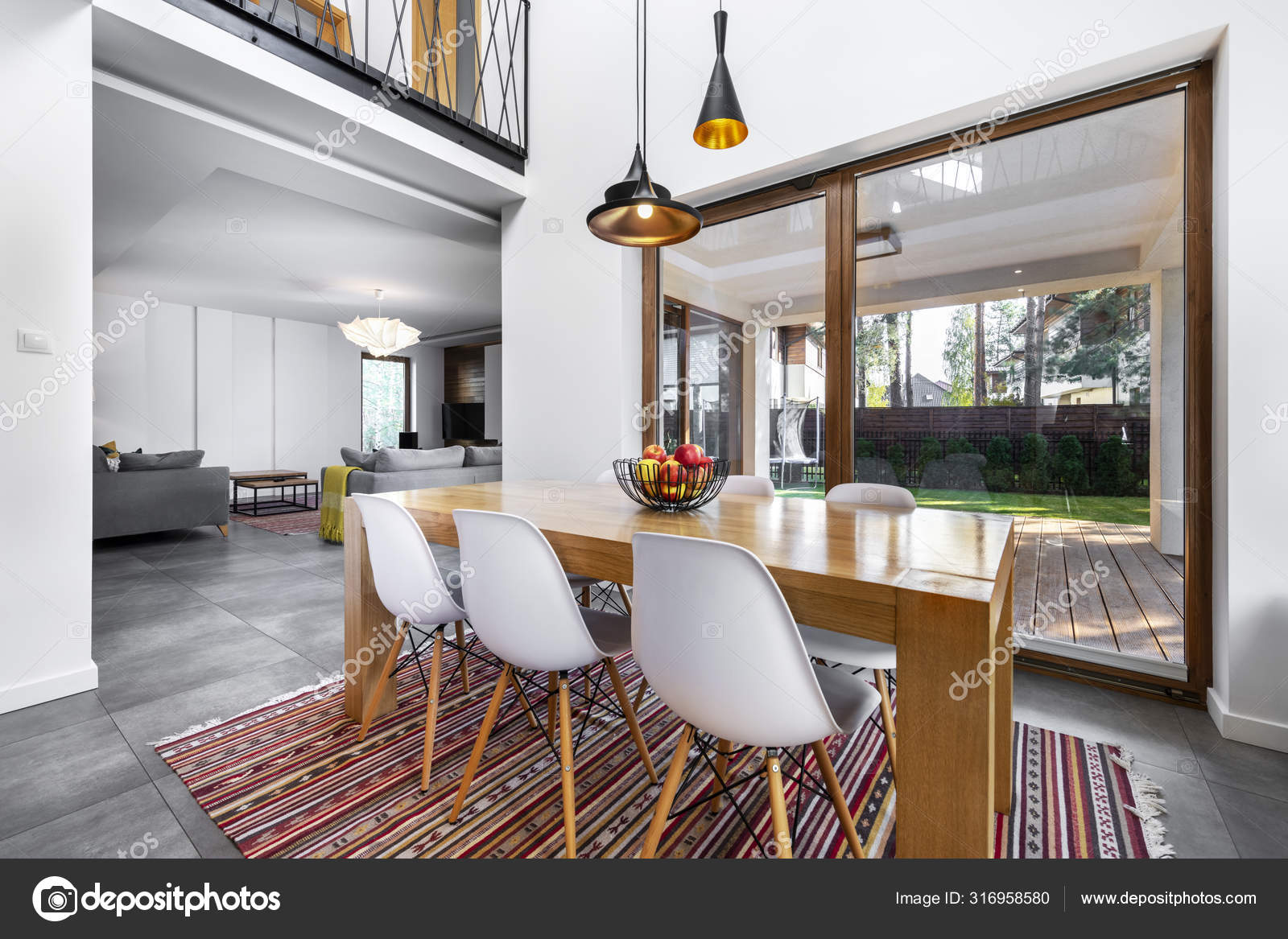 Modern interior design - open space kitchen Stock Photo by ©jacek_kadaj ...