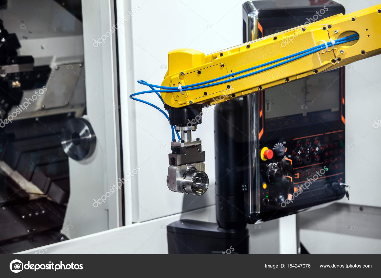 Fully automated CNC machining — Stock Photo © prescott10 #154247076