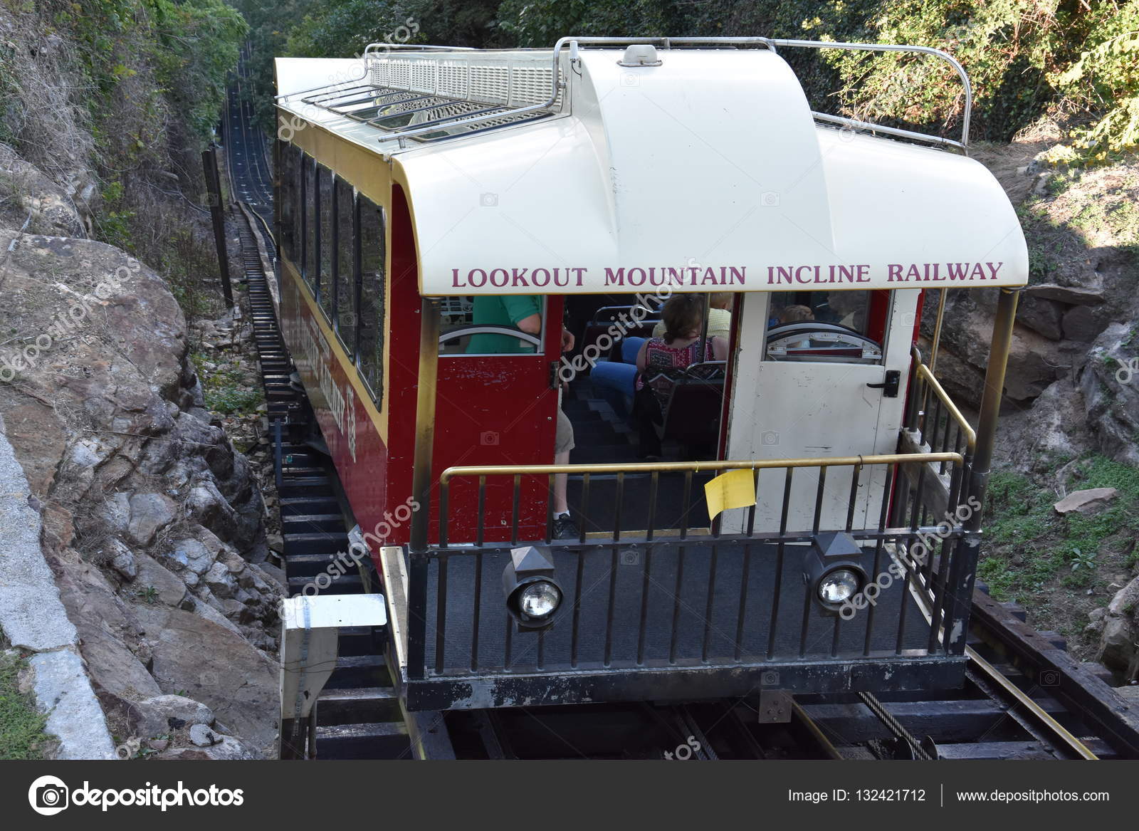 The Lookout Mountain Incline Railway in Chattanooga, Tennessee – Stock ...