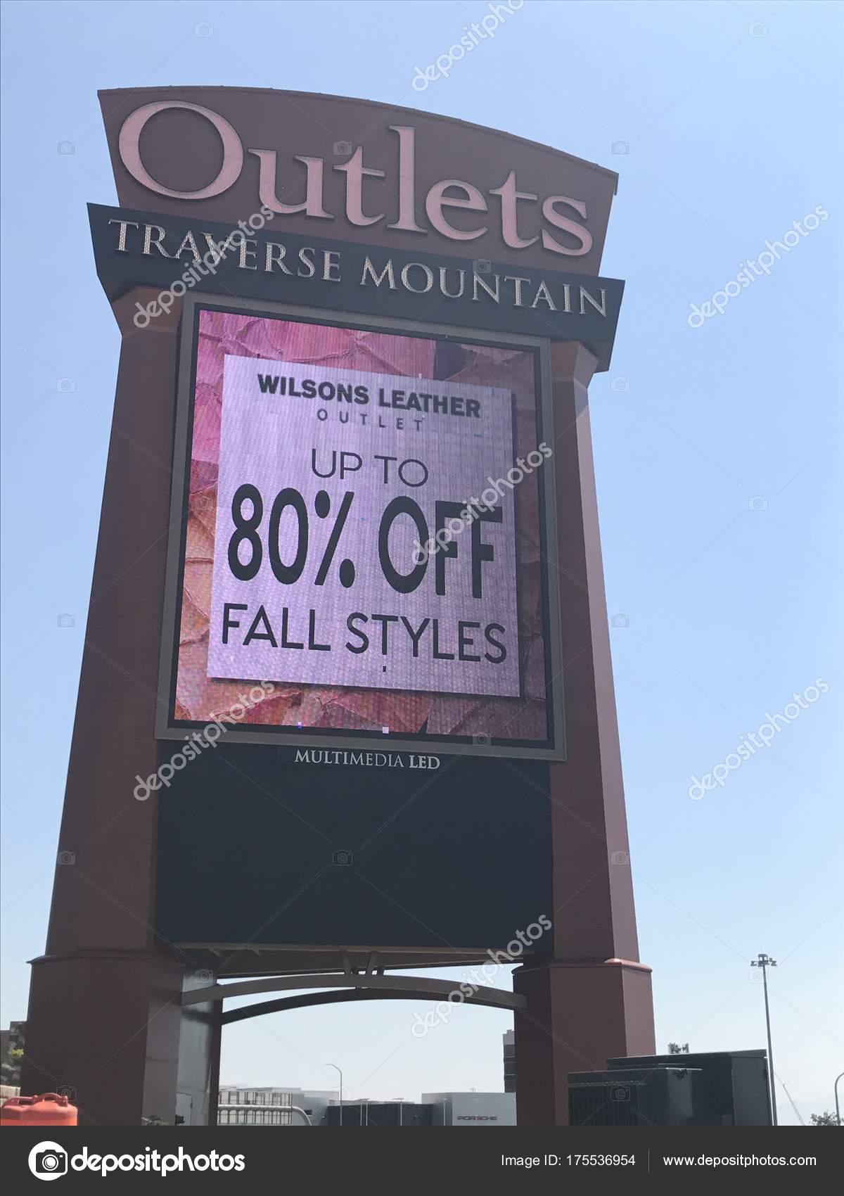 Lehi Aug Outlets Traverse Mountain Lehi Utah Seen Aug 2017 – Stock ...