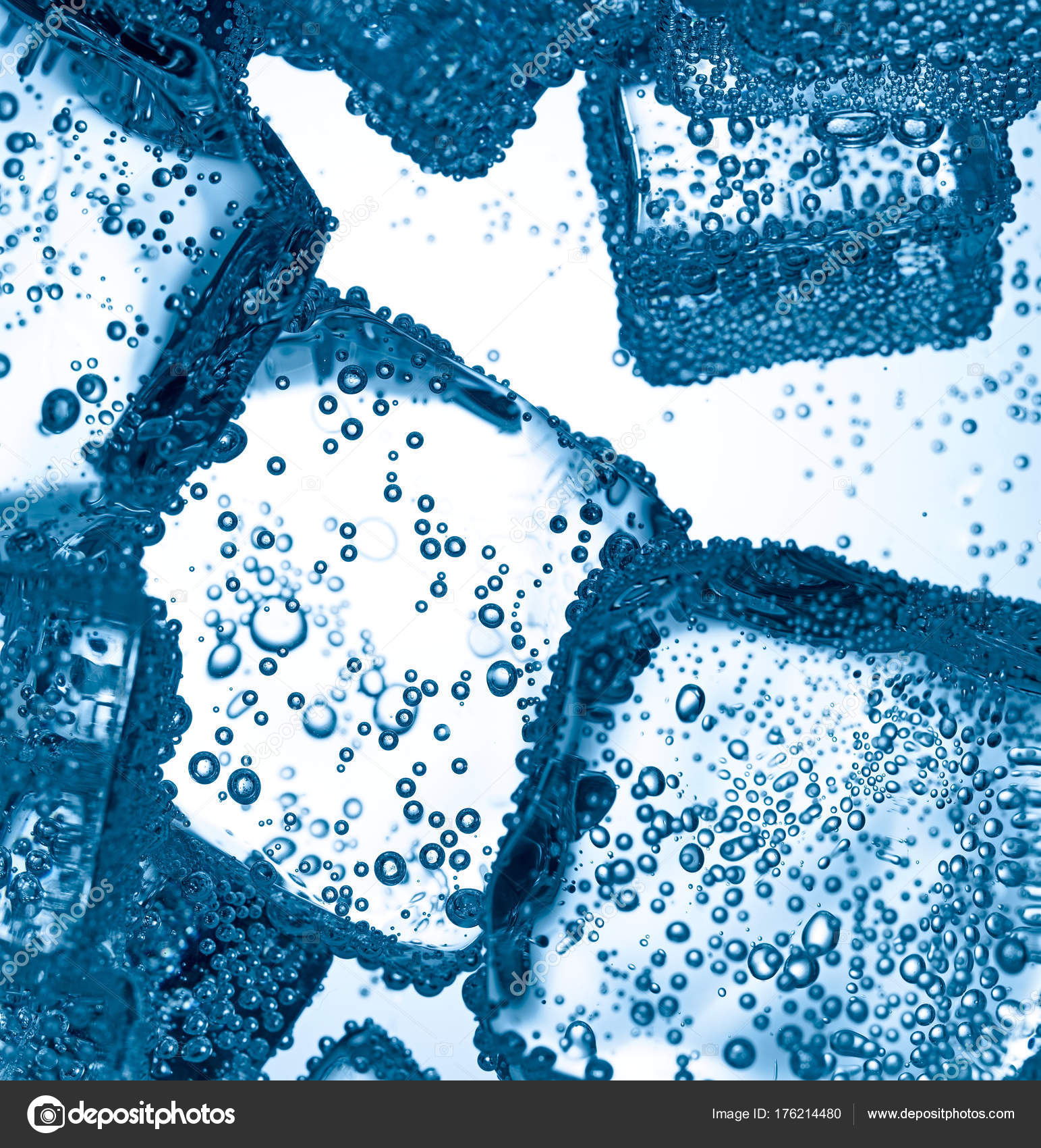 Ice cube splash in water cold Stock Photo by ©PicsFive 176214480