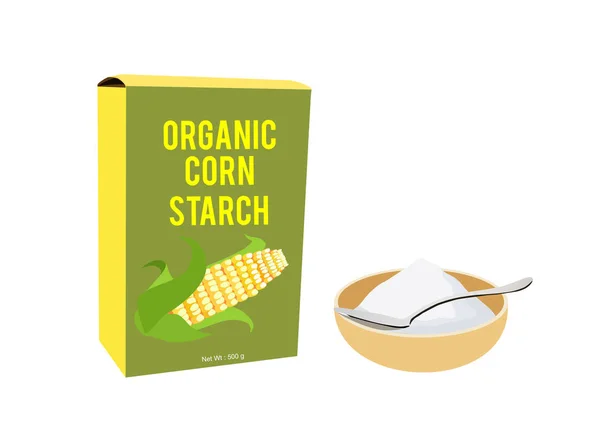 Corn starch vector Vector Art Stock Images | Depositphotos