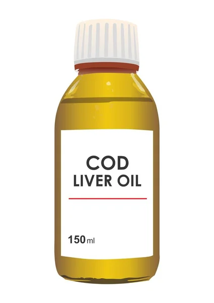 Cod liver oil Vector Art Stock Images | Depositphotos