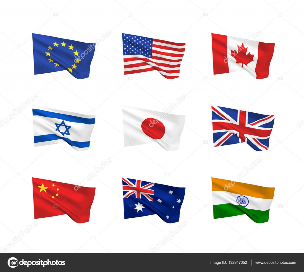 Vector flags of the world Stock Vector Image by ©Mikrobiuz #132947052
