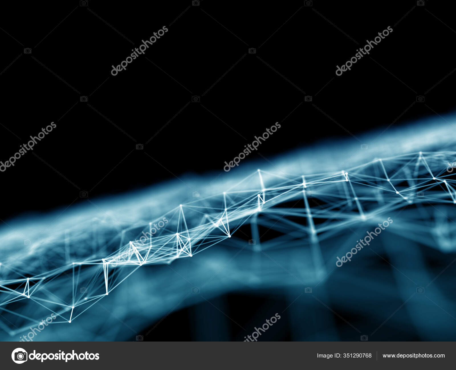 Render Modern Techno Connections Background Low Poly Design — Stock ...