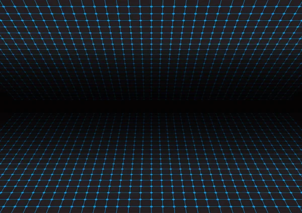 Horizontal matrix grid in space. Futuristic background Stock Vector ...