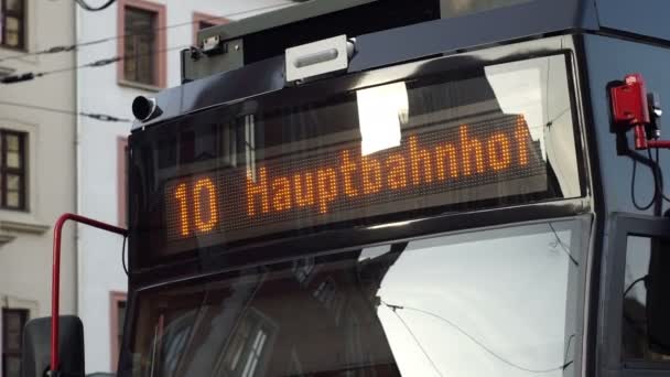Germany Hauptbahnhof Public Transport Train Display Handheld — Stock ...