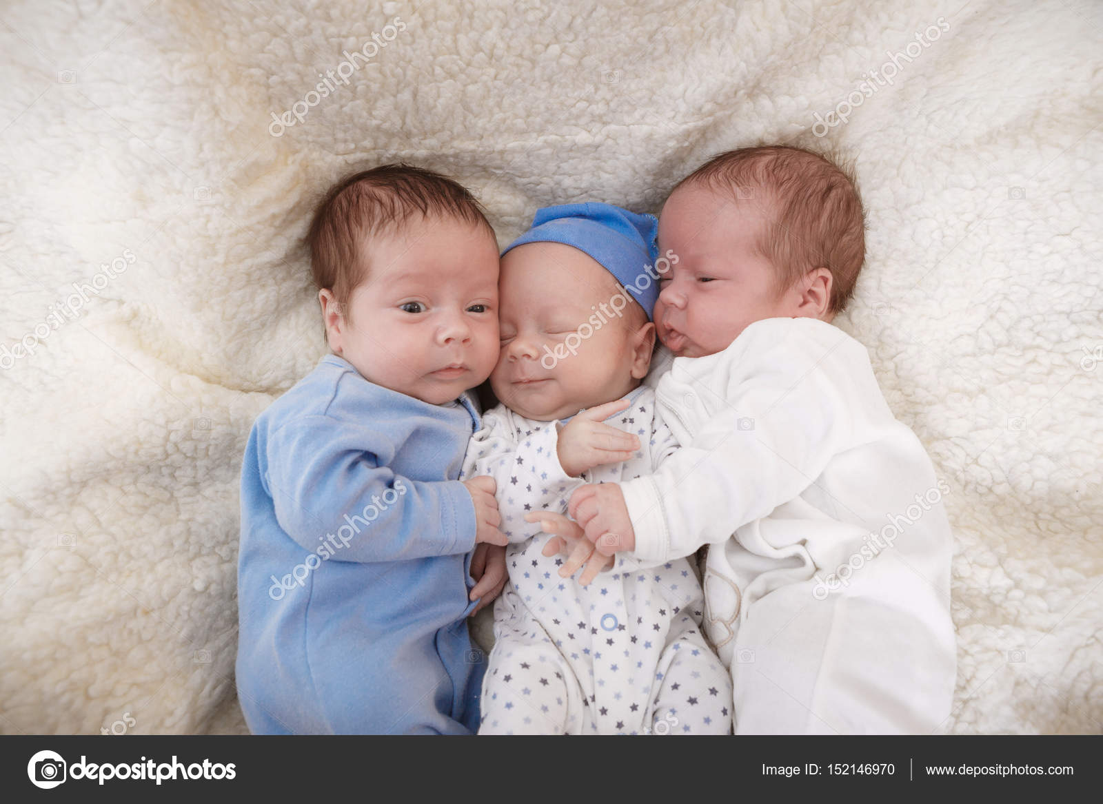 Cute Baby Triplets