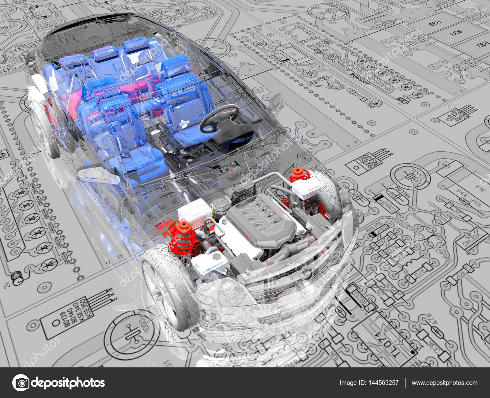 Transparent model cars Stock Photo by ©Iurii 144563257