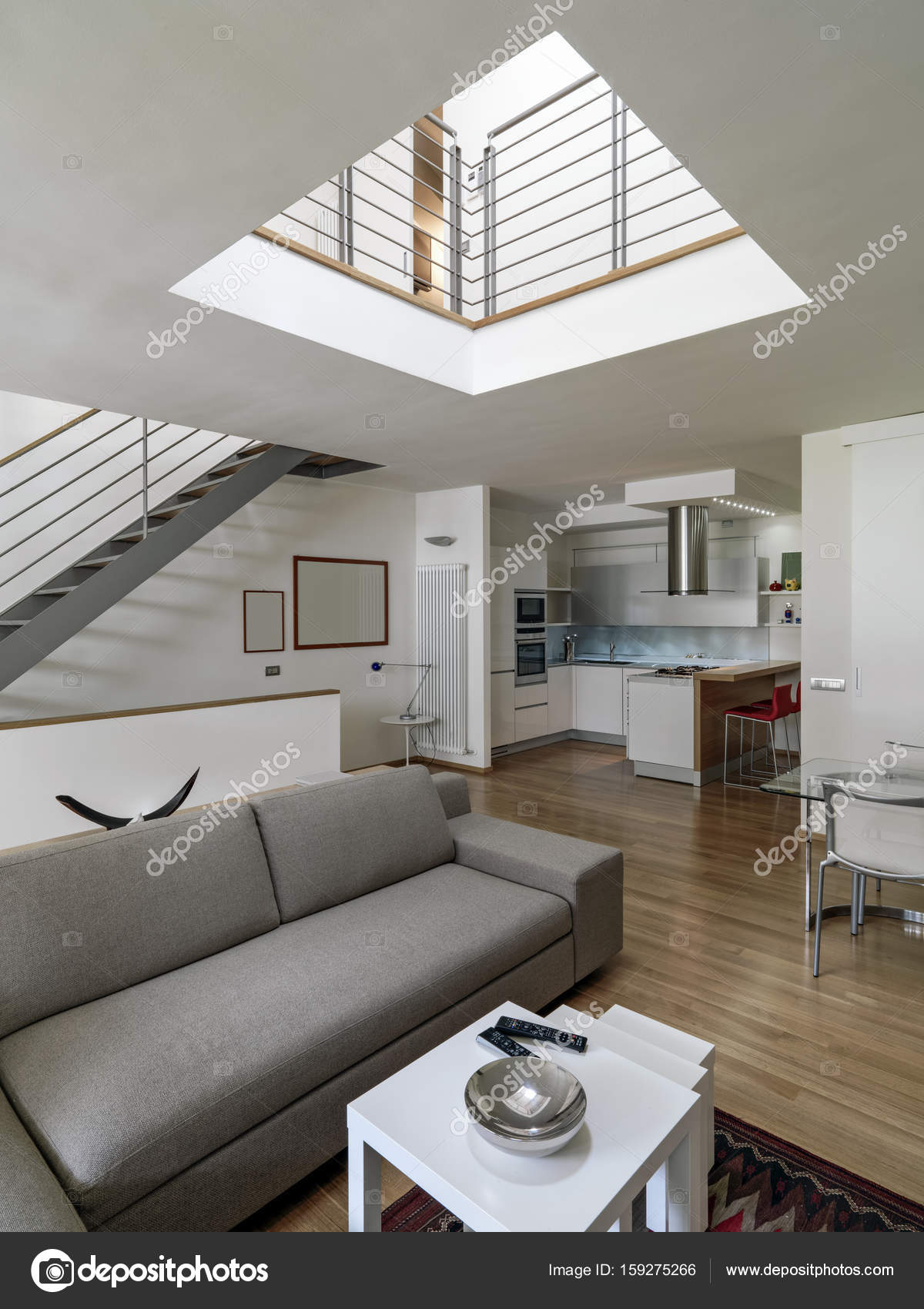 Internal shooting view of a modern living room Stock Photo by ...