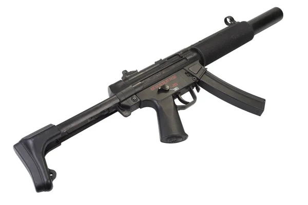Submachine gun MP5 with silencer — Stock Photo © zim90 #80422232