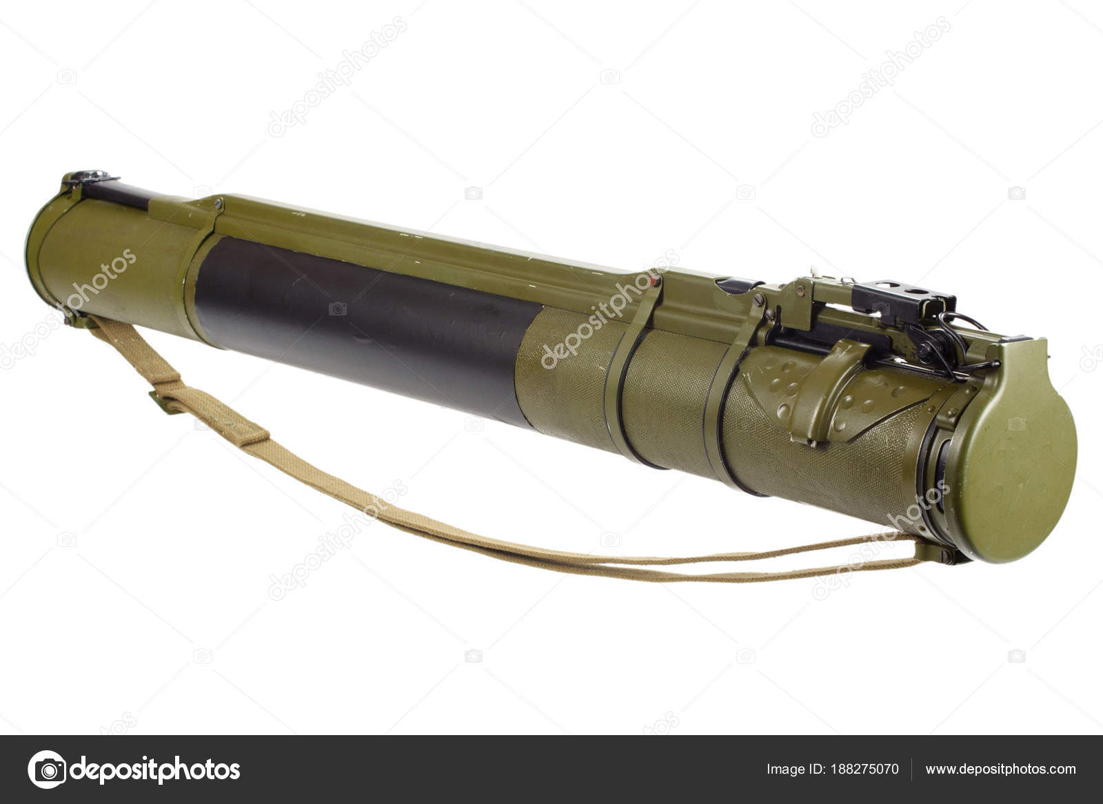 Tank Rocket Propelled Grenade Launcher Bazooka Type Isolated White ...