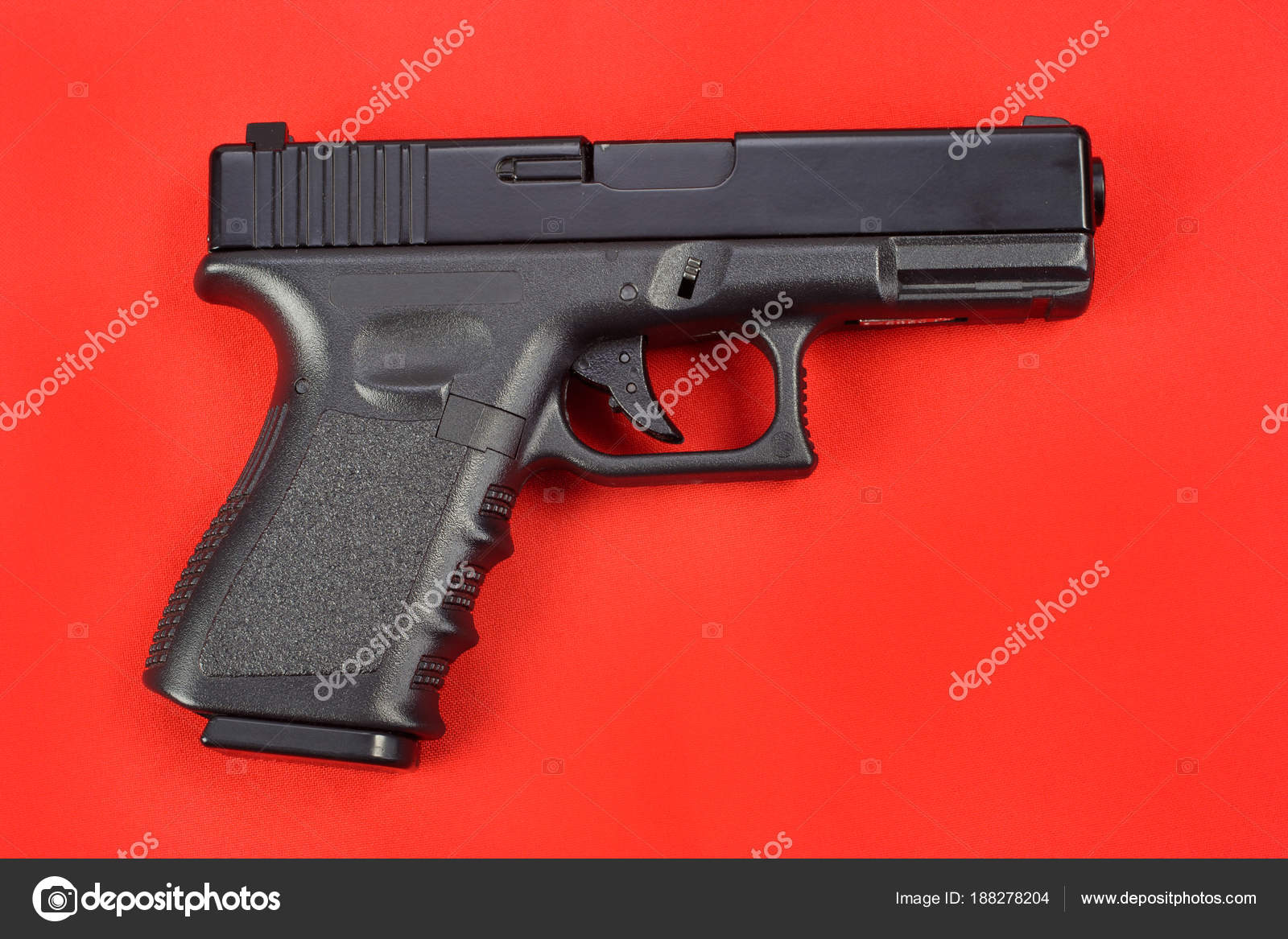 Weapon Red Background Stock Photo by ©zim90 188278204