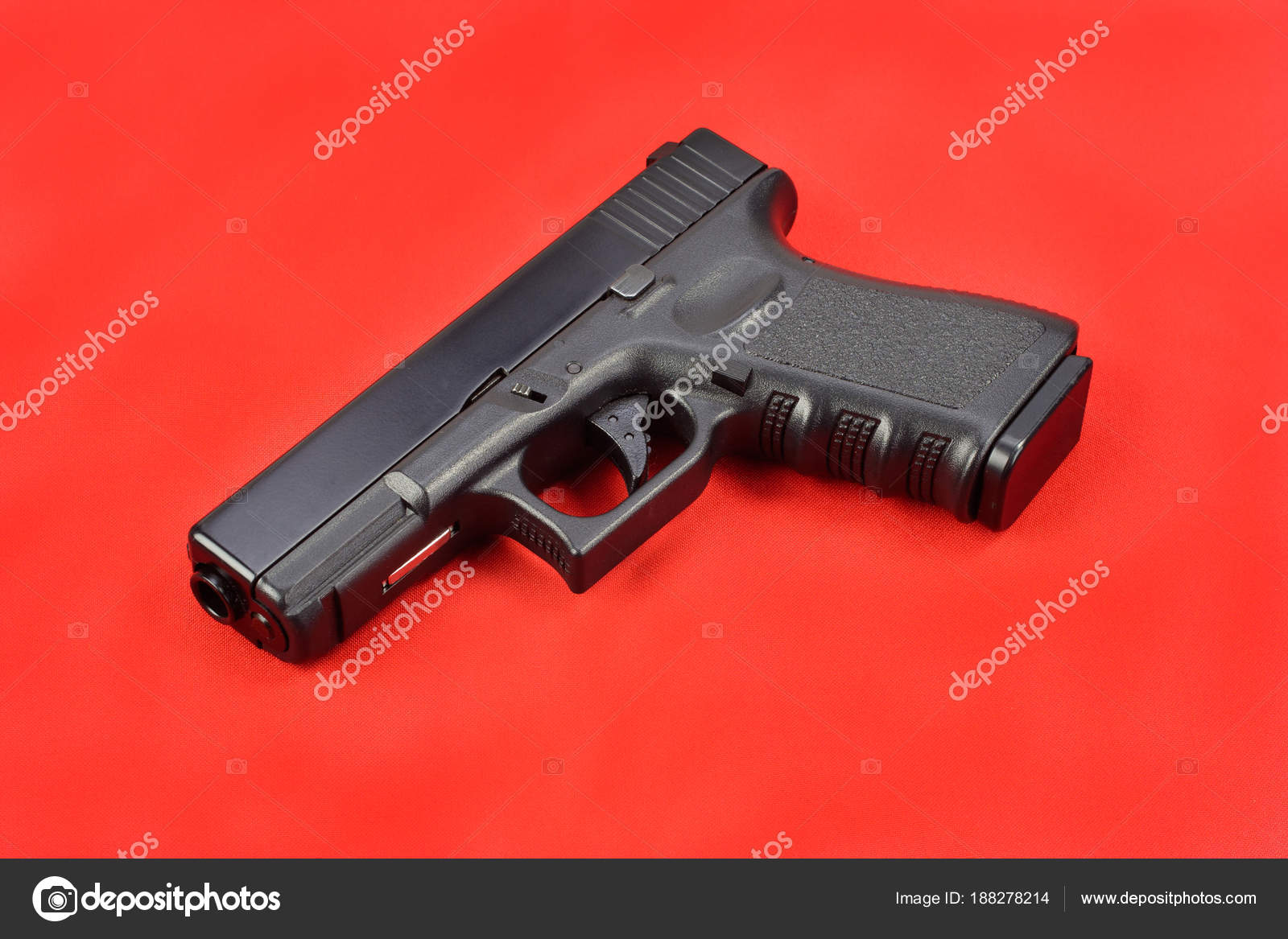 Weapon Red Background Stock Photo by ©zim90 188278214