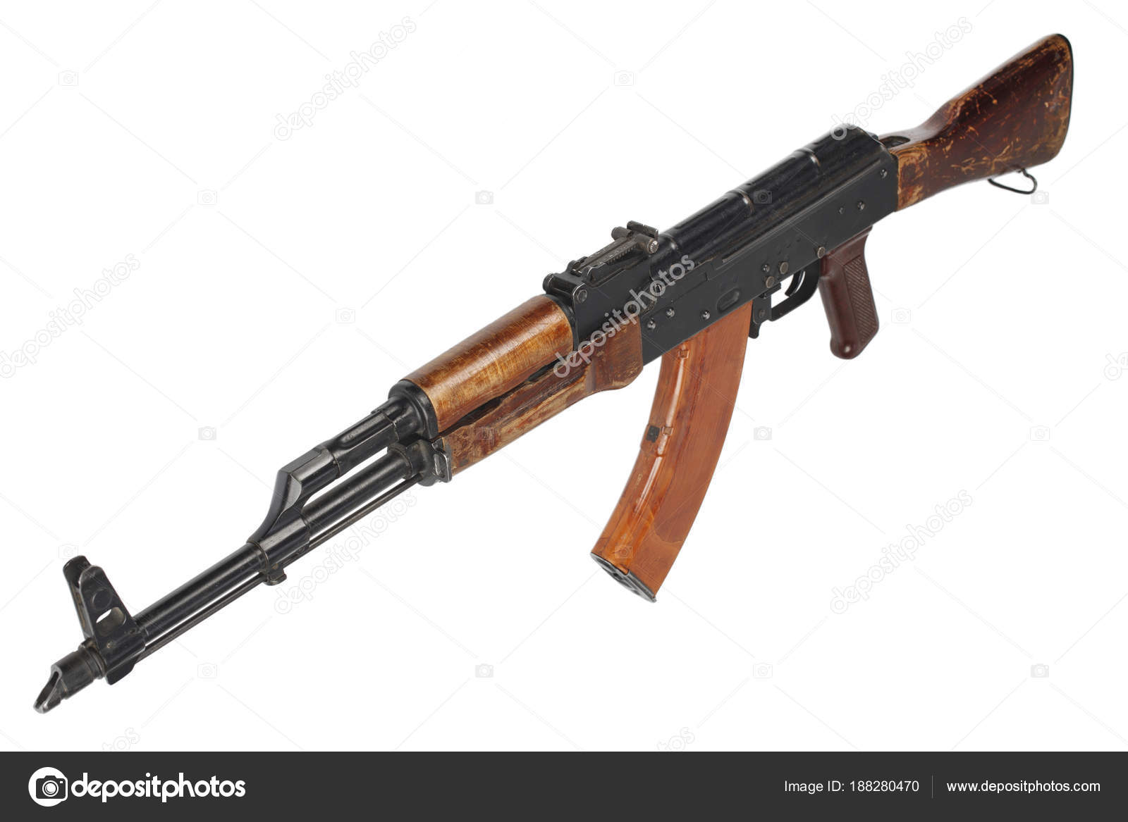 Akm Assault Rifle — Stock Photo © zim90 #188280470