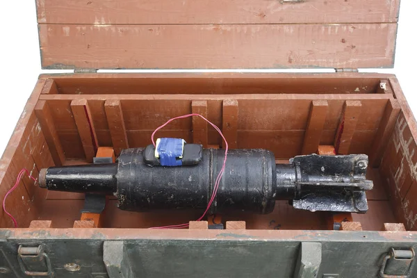 IED (improvised explosive device) with 125mm Tank HEAT Projectile ...