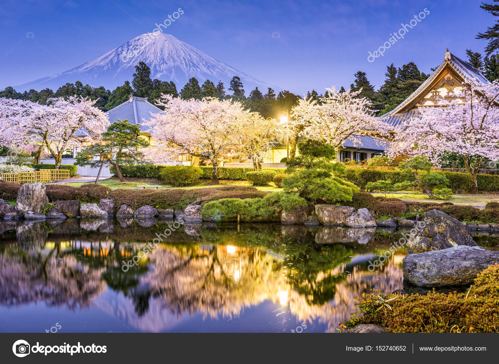 Mt. Fuji in Spring Stock Photo by ©sepavone 152740652