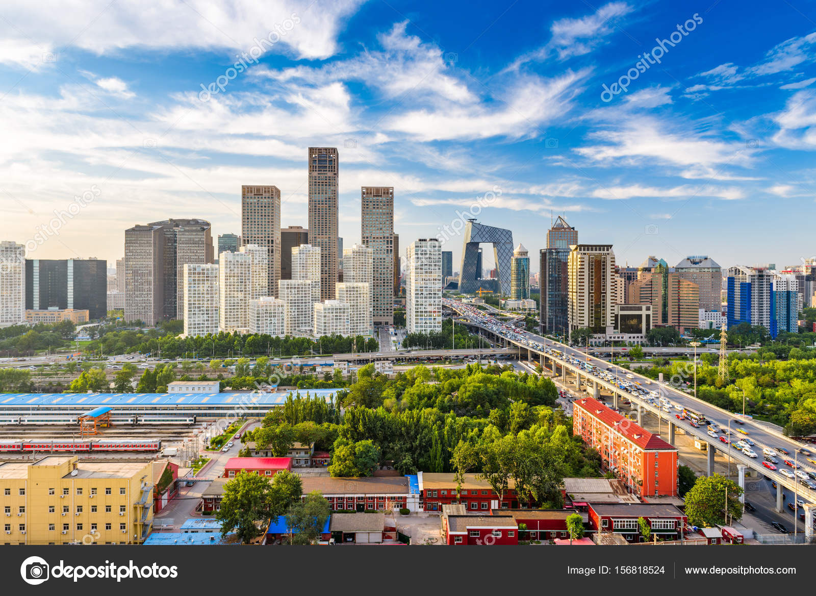 Beijing China Skyline