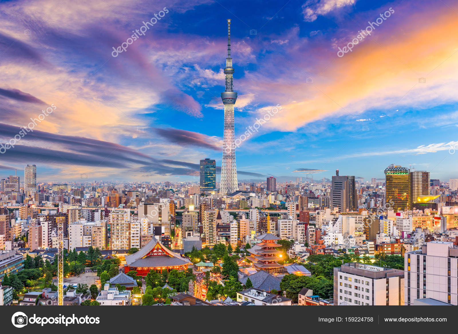 Tokyo, Japan Skyline – Stock Editorial Photo © sepavone #159224758