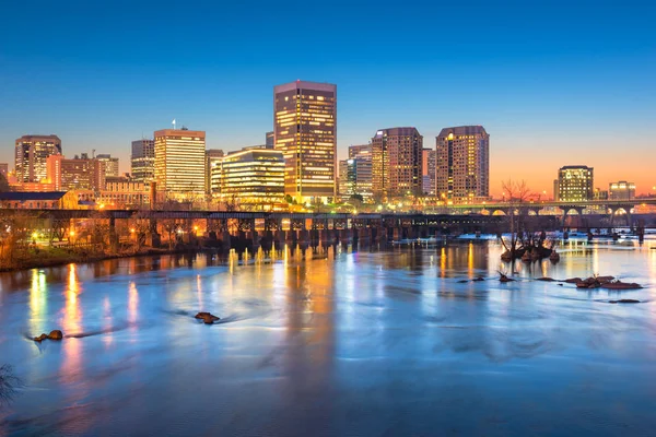 Richmond, Virginia, USA downtown skyline — Stock Photo © sepavone ...