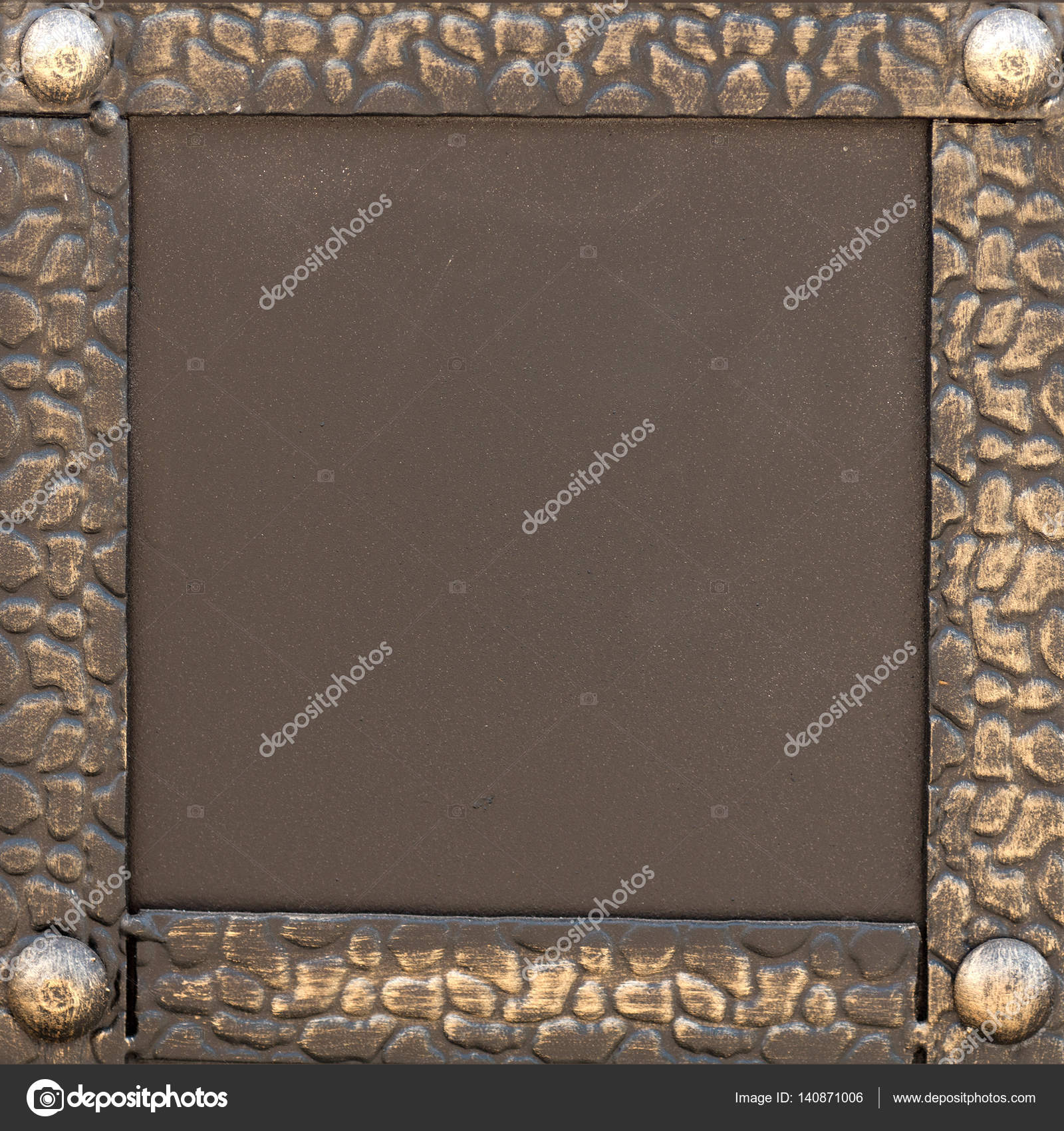 Background texture of an iron frame in brown — Stock Photo © Tanchic ...