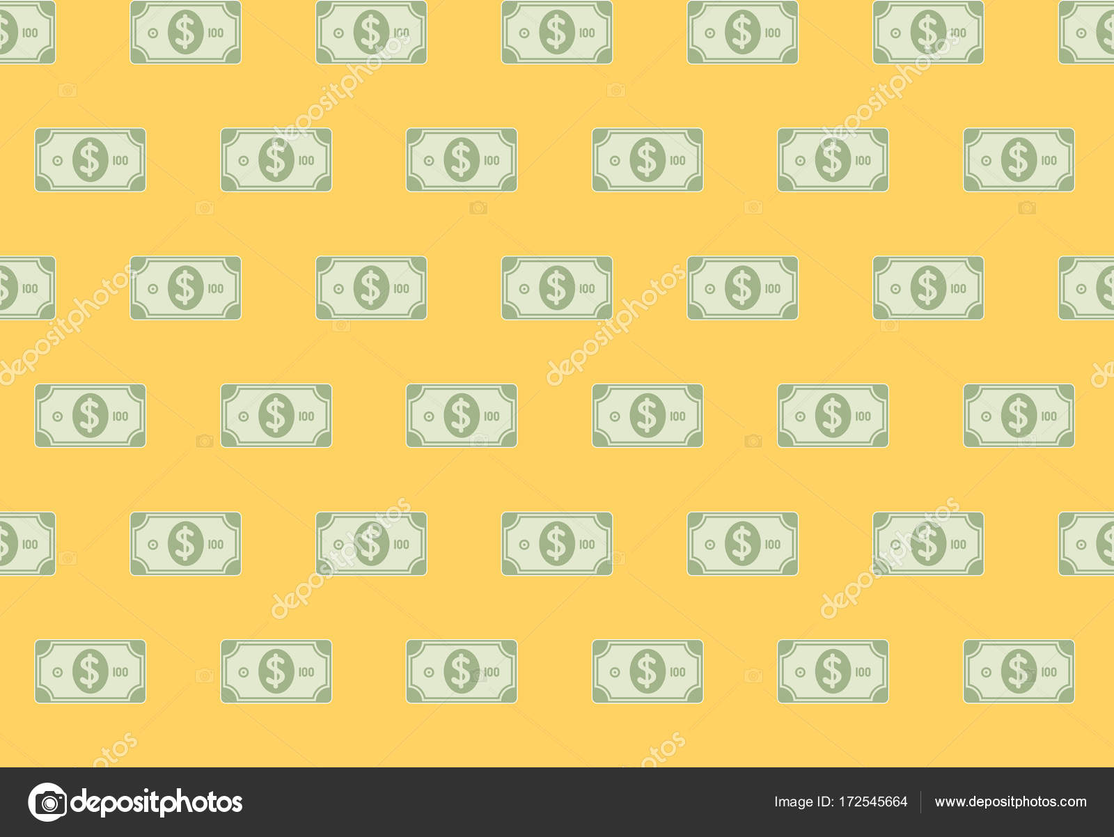 Dollar Money Cash Banknote Seamless Pattern Stock Vector by ©Nomad_Soul ...
