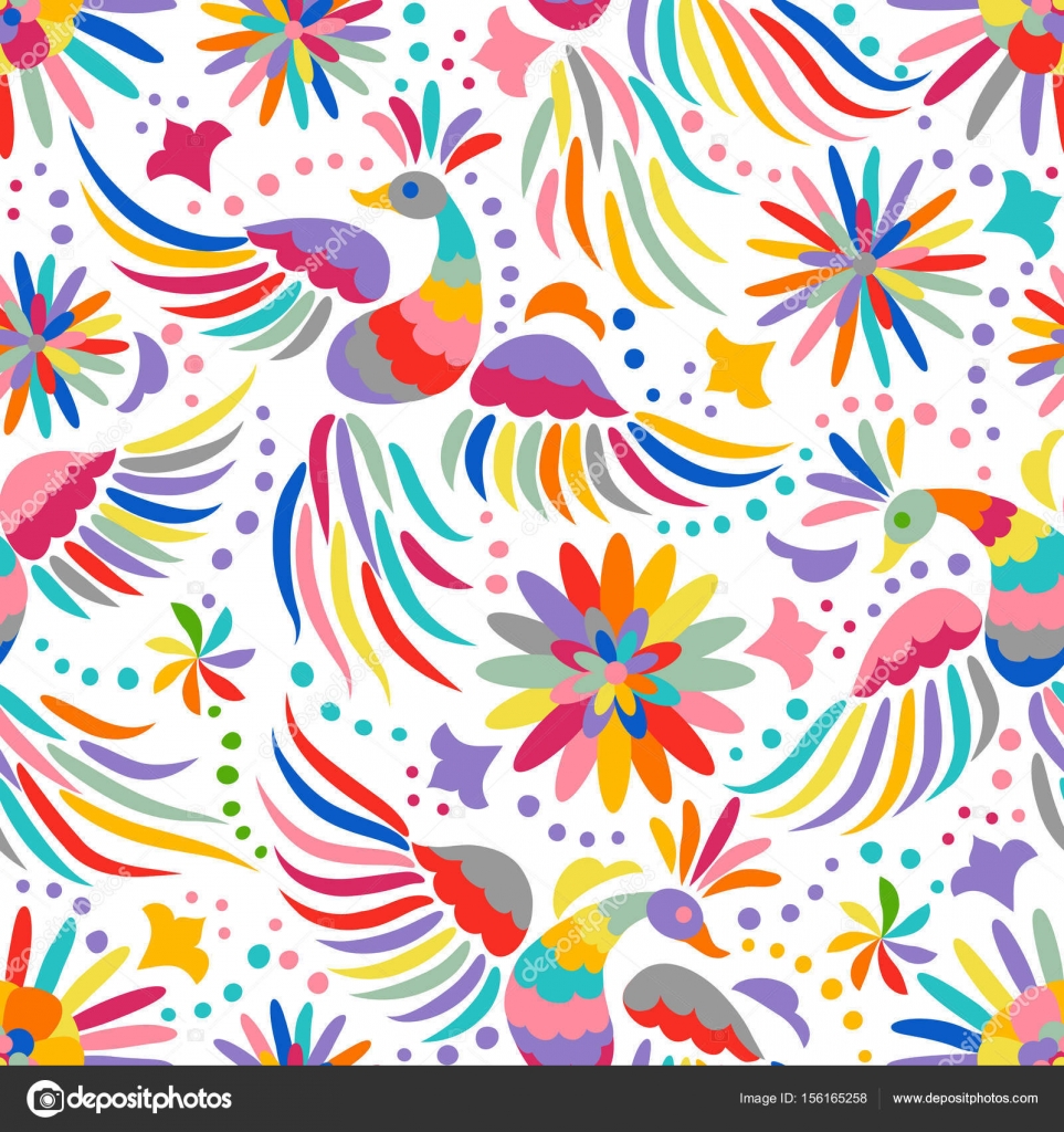 Vector Mexican embroidery seamless pattern Stock Vector by ©olgacov ...