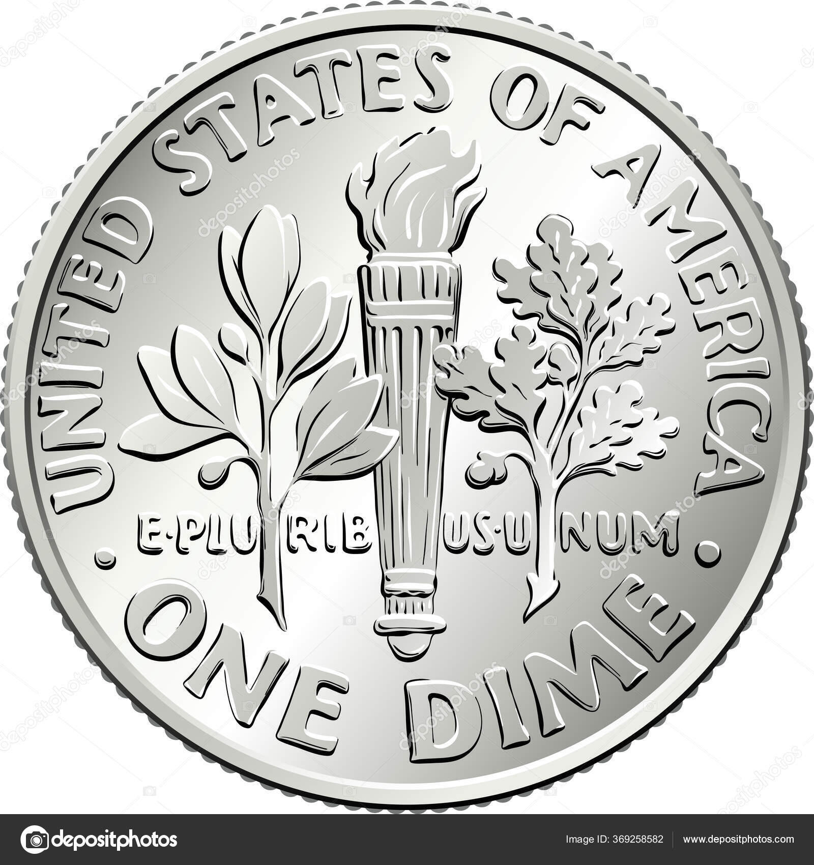 American Dime Coin