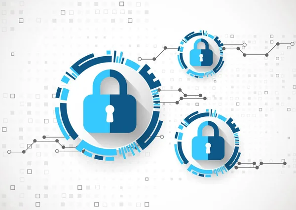 Protection Concept Protect Mechanism System Privacy Vector Illustration Stock Vector by ©KrulUA ...